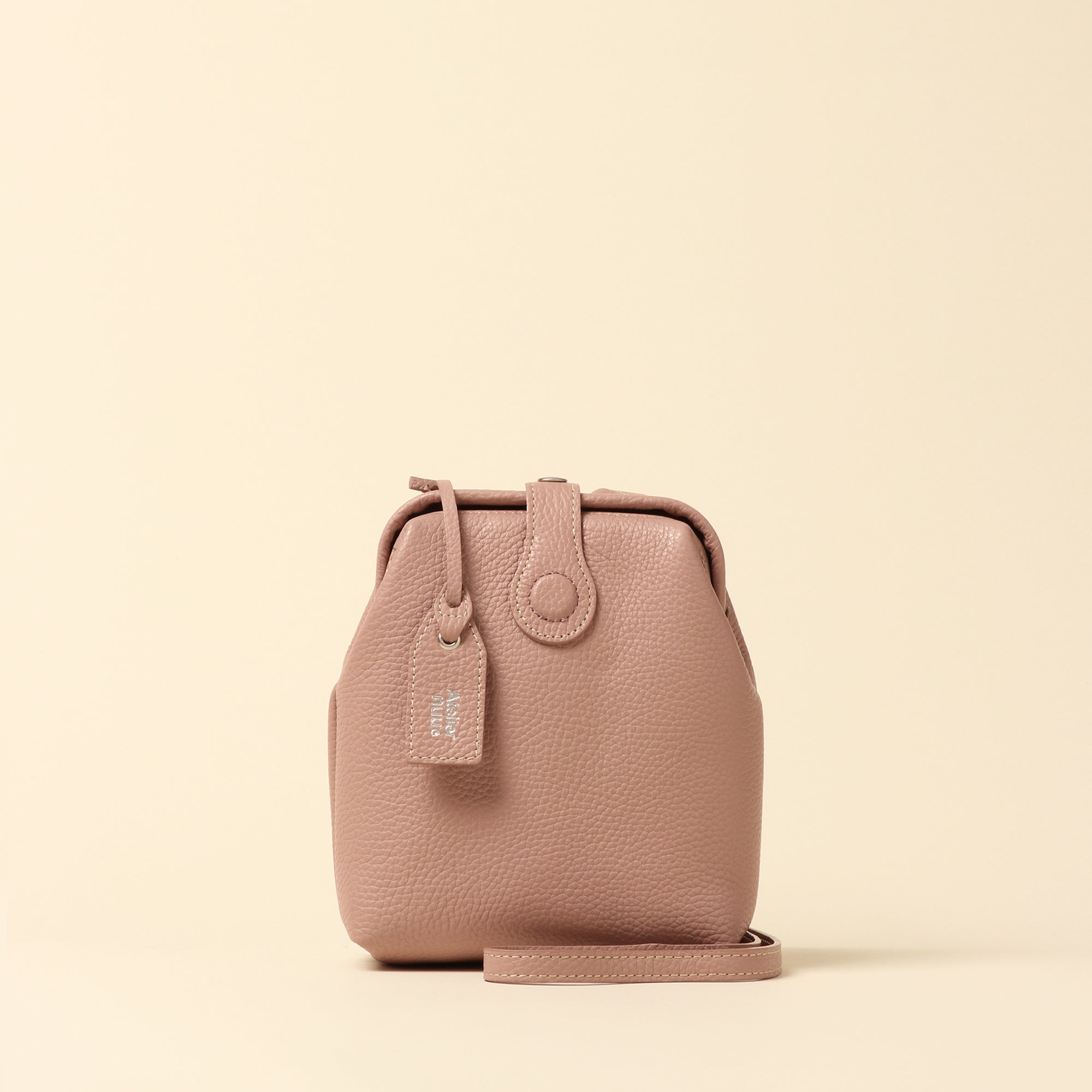 parcel mist Dulles cross body / pink beige | テーーマ teema